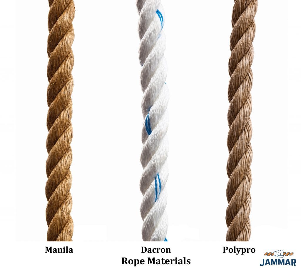 Loop Top Climbing Rope | Natural Manila - Jammar MFG